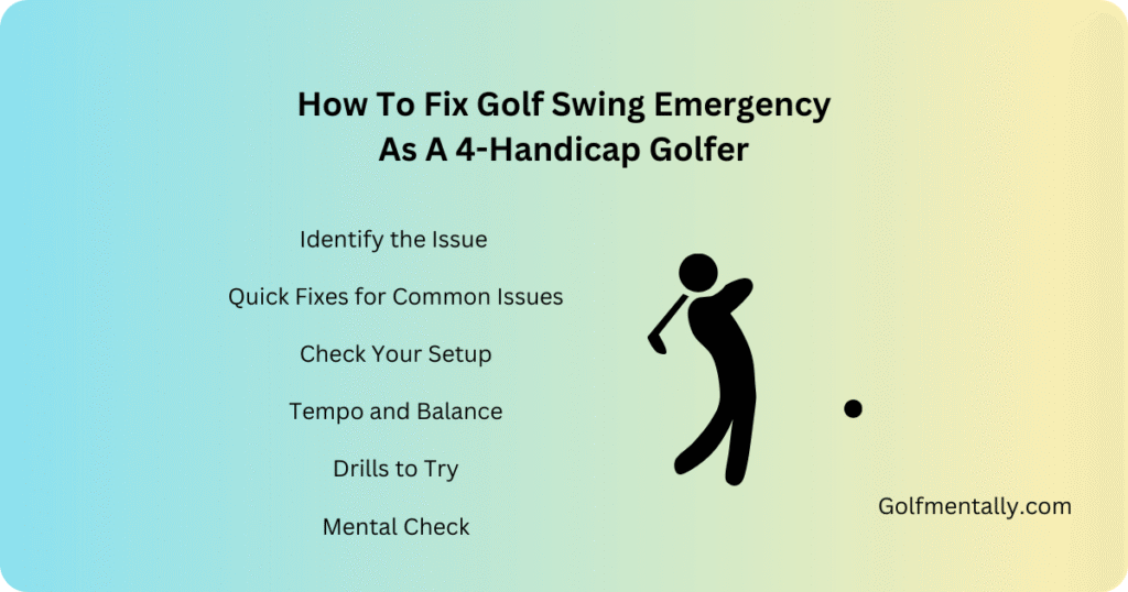 How To Fix Golf Swing Emergency As A 4-Handicap Golfer » Golf Mentally
